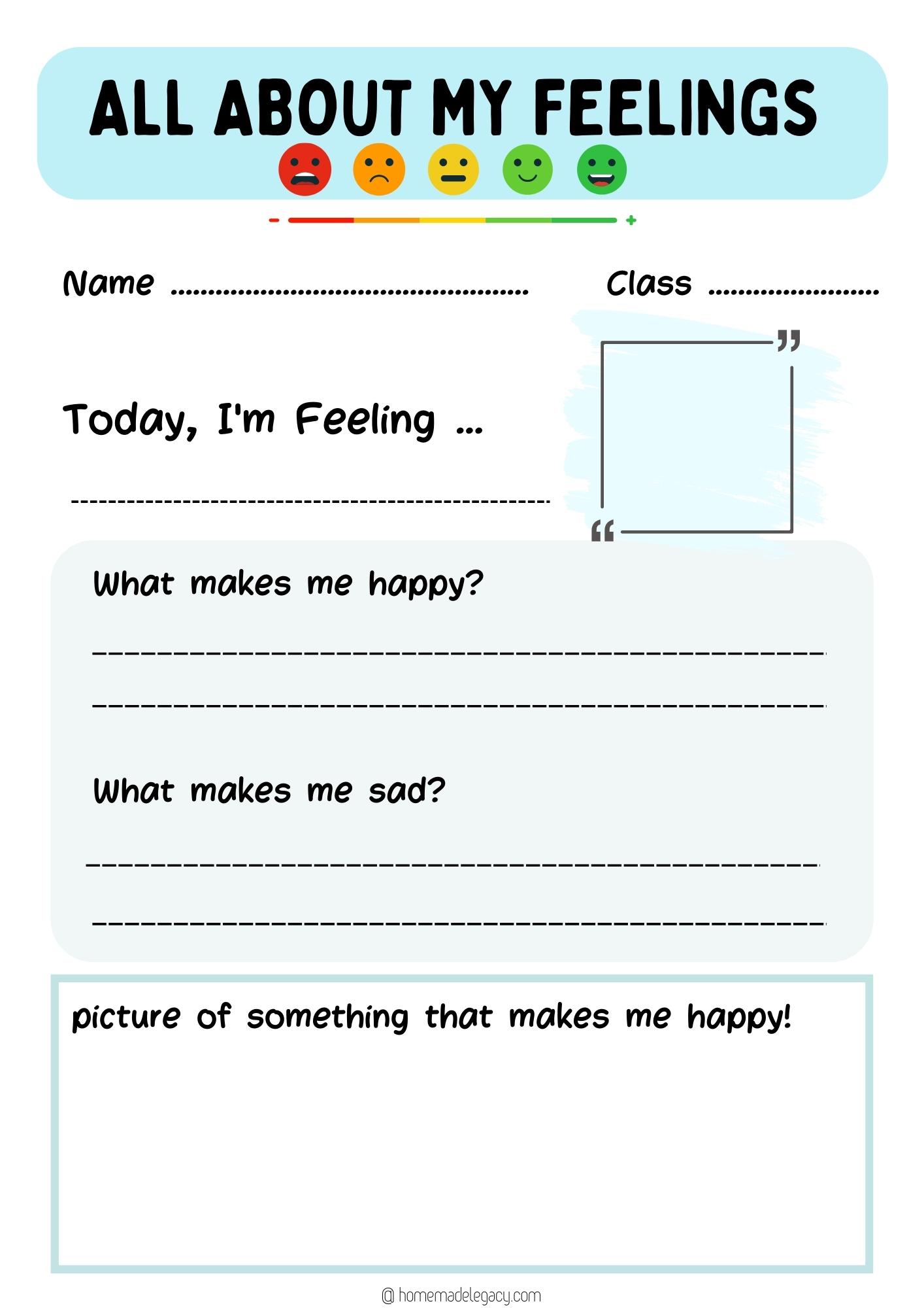 All About Me Worksheets For Kids - Home Made Legacy